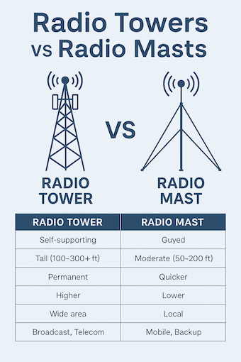 Radio Towers vs Radio Masts: Which Is Essential for Coverage? - 5G ...